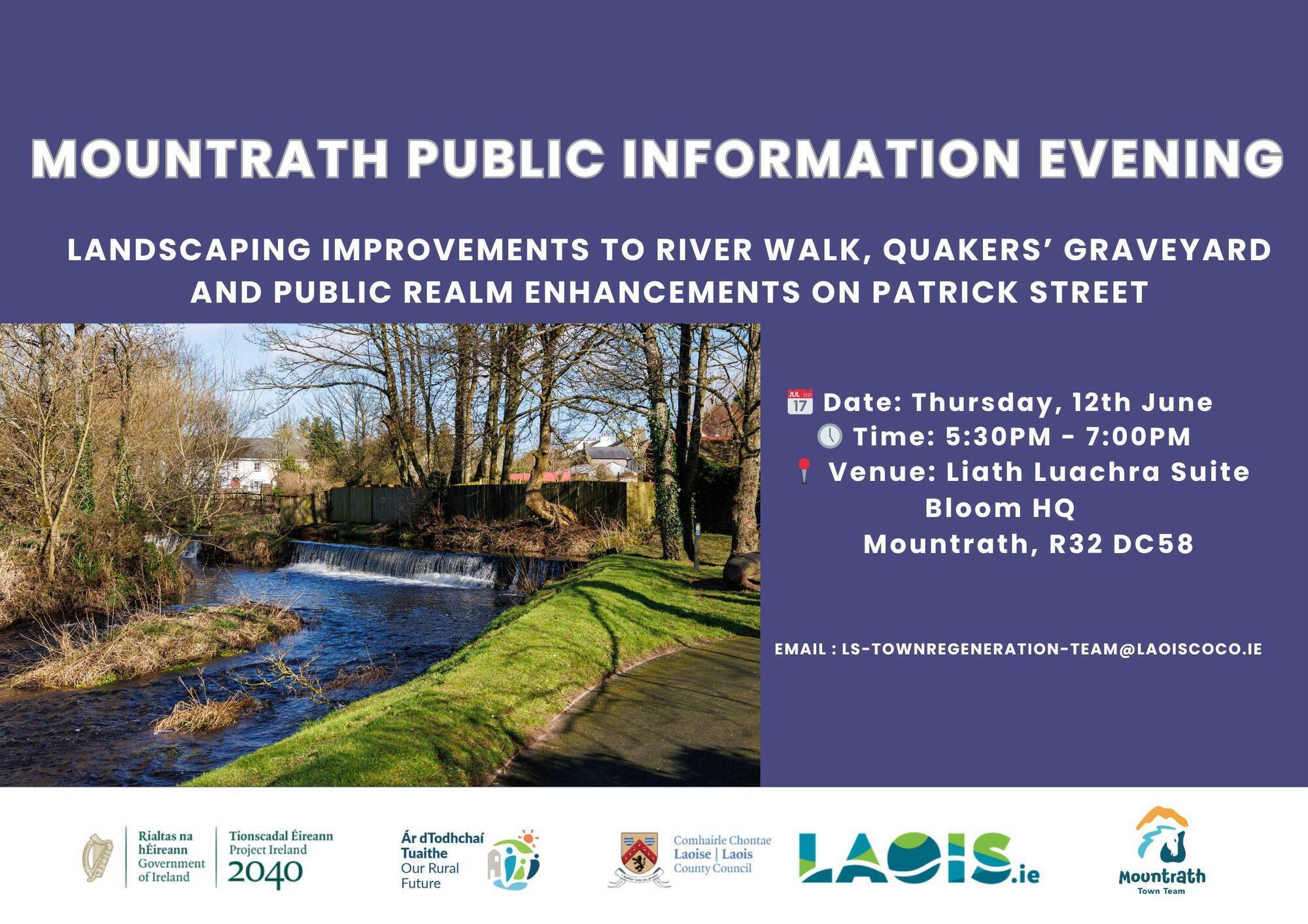 Help Shape the Future of Mountrath’s River Walk and Patrick Street ...